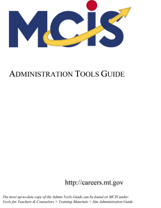 MCIS Administrative Tools Guide